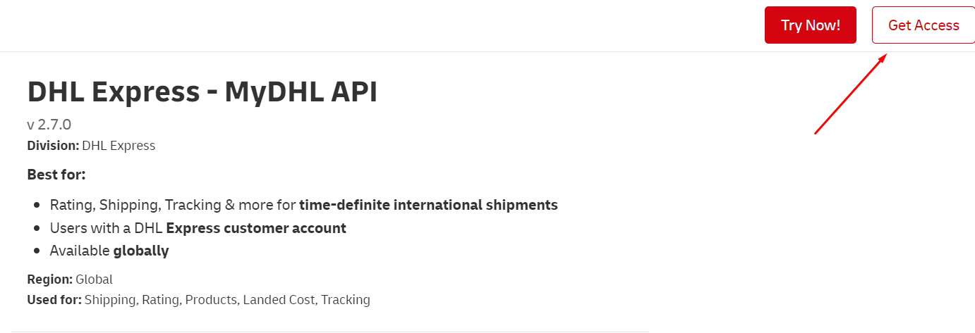 Integration With DHL Express